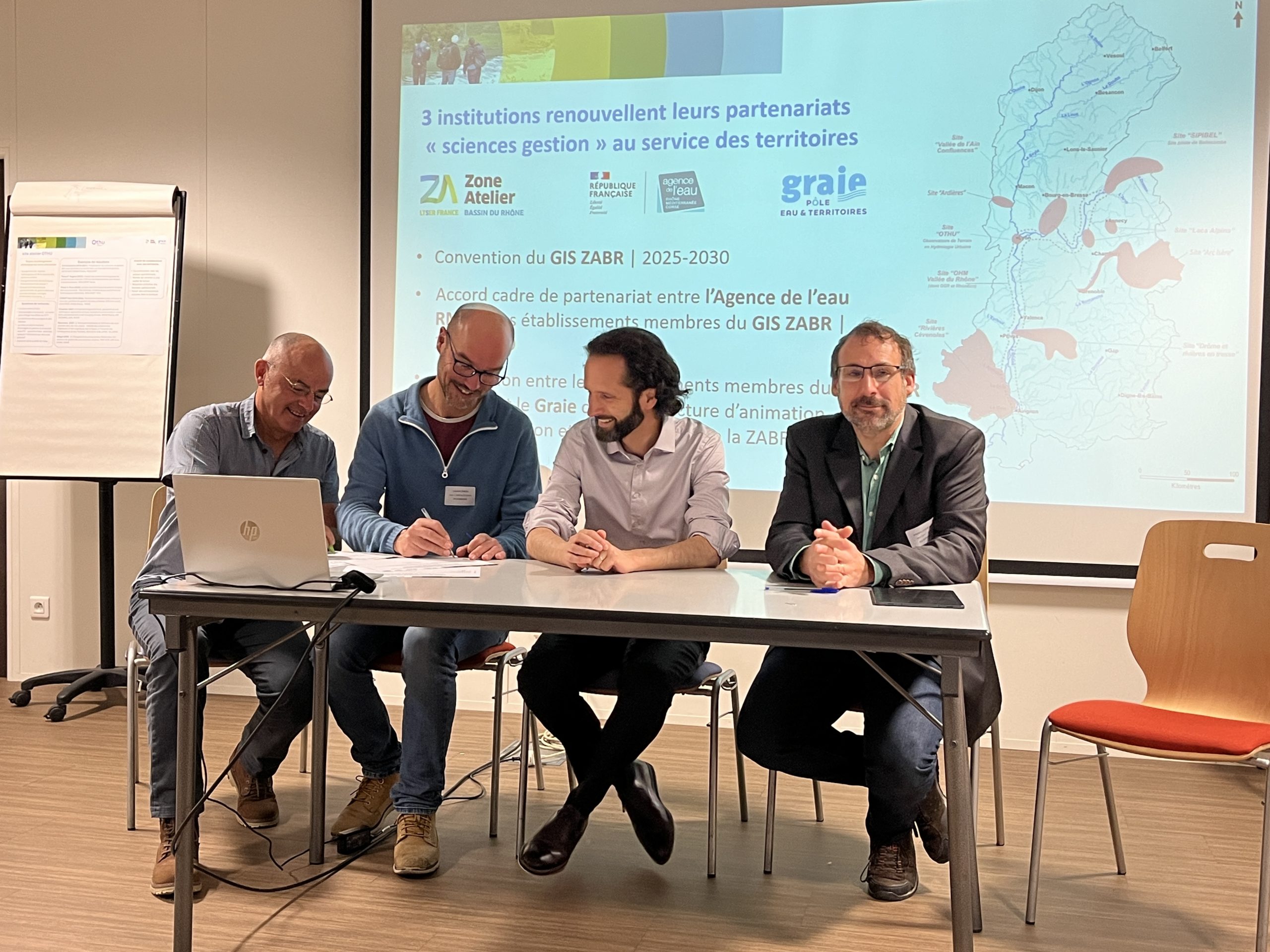 La ZABR, l’Agence de l’eau RMC et le GRAIE : renouvellement accord ...